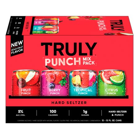 Truly punch mix pack 12 pack – Bourbon Wine & Spirits