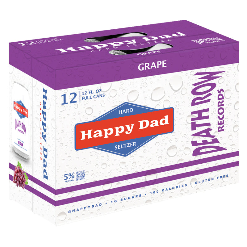 Happy Dad Hard Seltzer Grape Flavor Death Row Collaboration Limited Ed ...